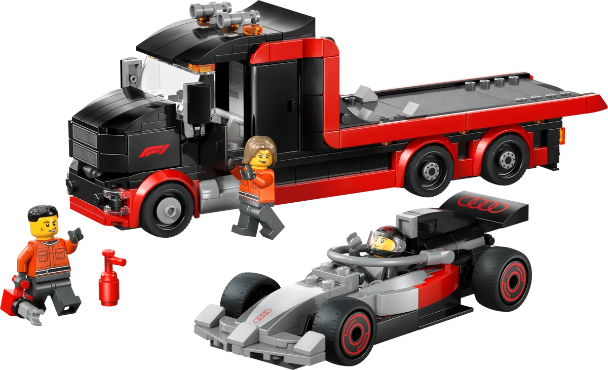 LEGO F1® Display Truck with Audi F1® Race Car (60493) | Brick Sleuth